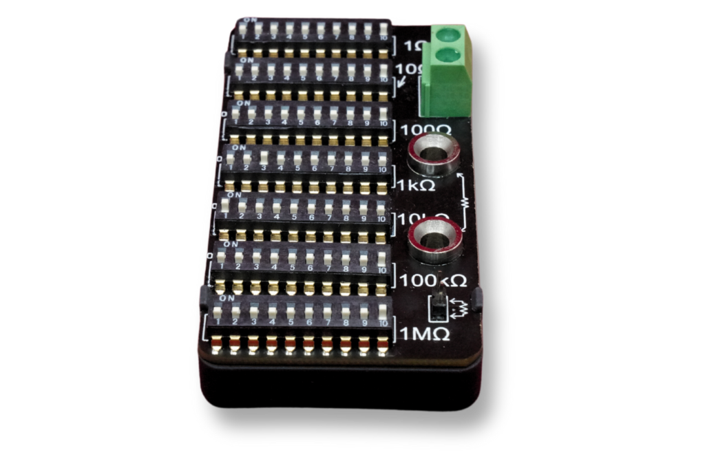 7 Decade Resistance Board 1% with Cover - PNP Instruments