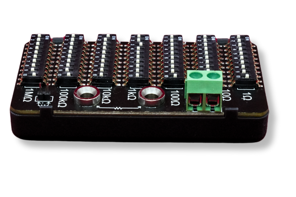 7 Decade Resistance Board 1% with Cover - PNP Instruments